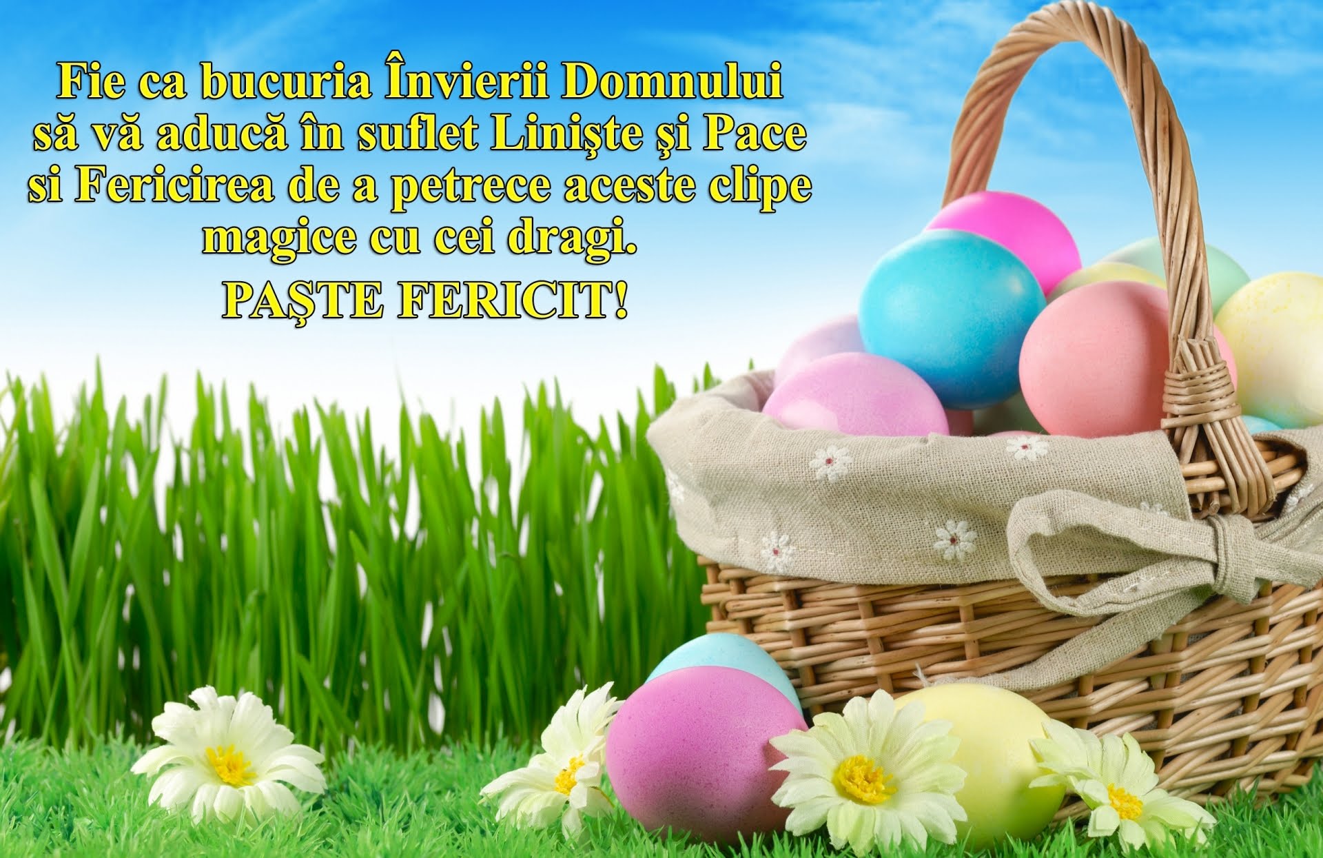 Felicitari de Paste 2023: Urari si mesaje cu imagini de partajat